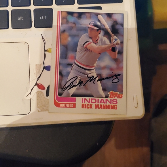 Other | Rick Manning Baseball Card | Poshmark